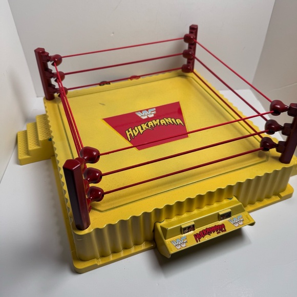 Mattel | Toys | Wwe Hulkamania Wrestling Ring Mattel 27 Red Ropes Wwf ...